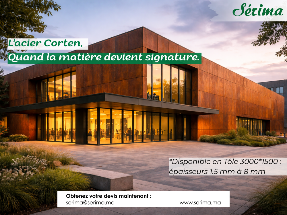 Corten : alliance parfaite entre esthétique et durabilité - Sérima
